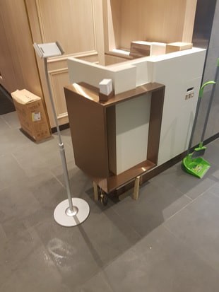 迎賓台鍍鈦鐵件 振東工程行 台南捲門台南電動捲門工程整合統包規劃